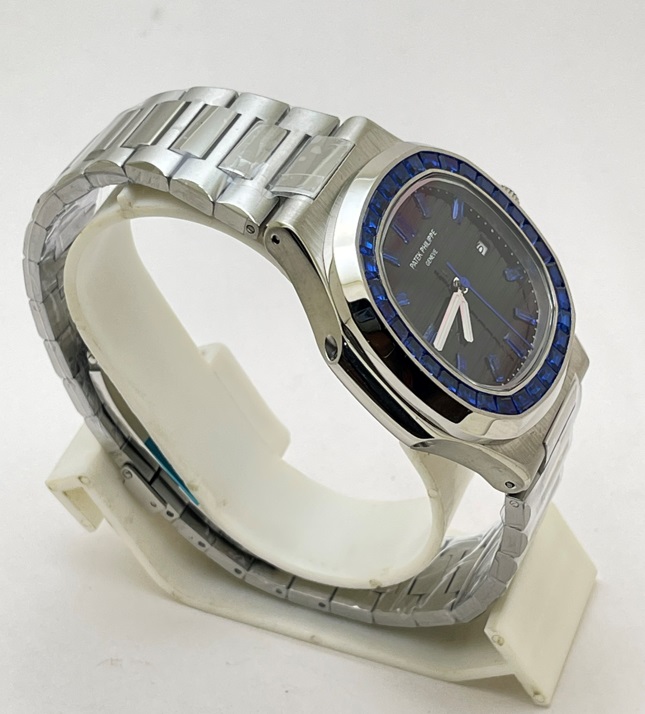 Patek Philippe Nautilus Blue Emerald Swiss Automatic Watch
